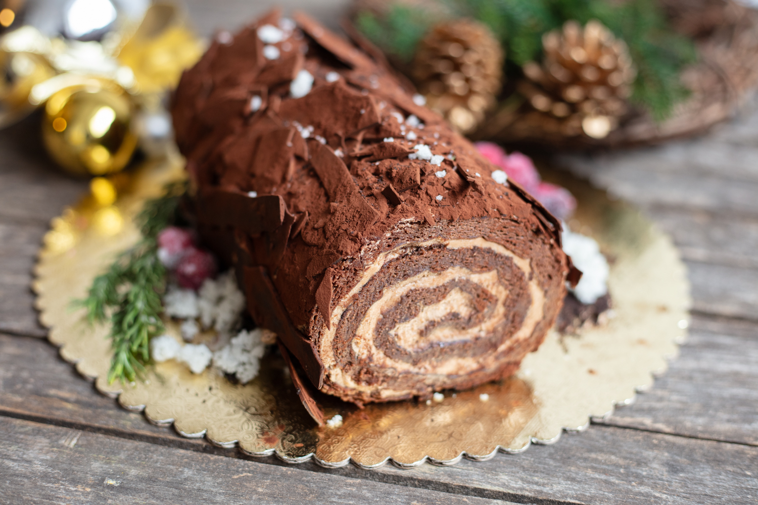 Bûche de Noël for Christmas - Elephants Delicatessen