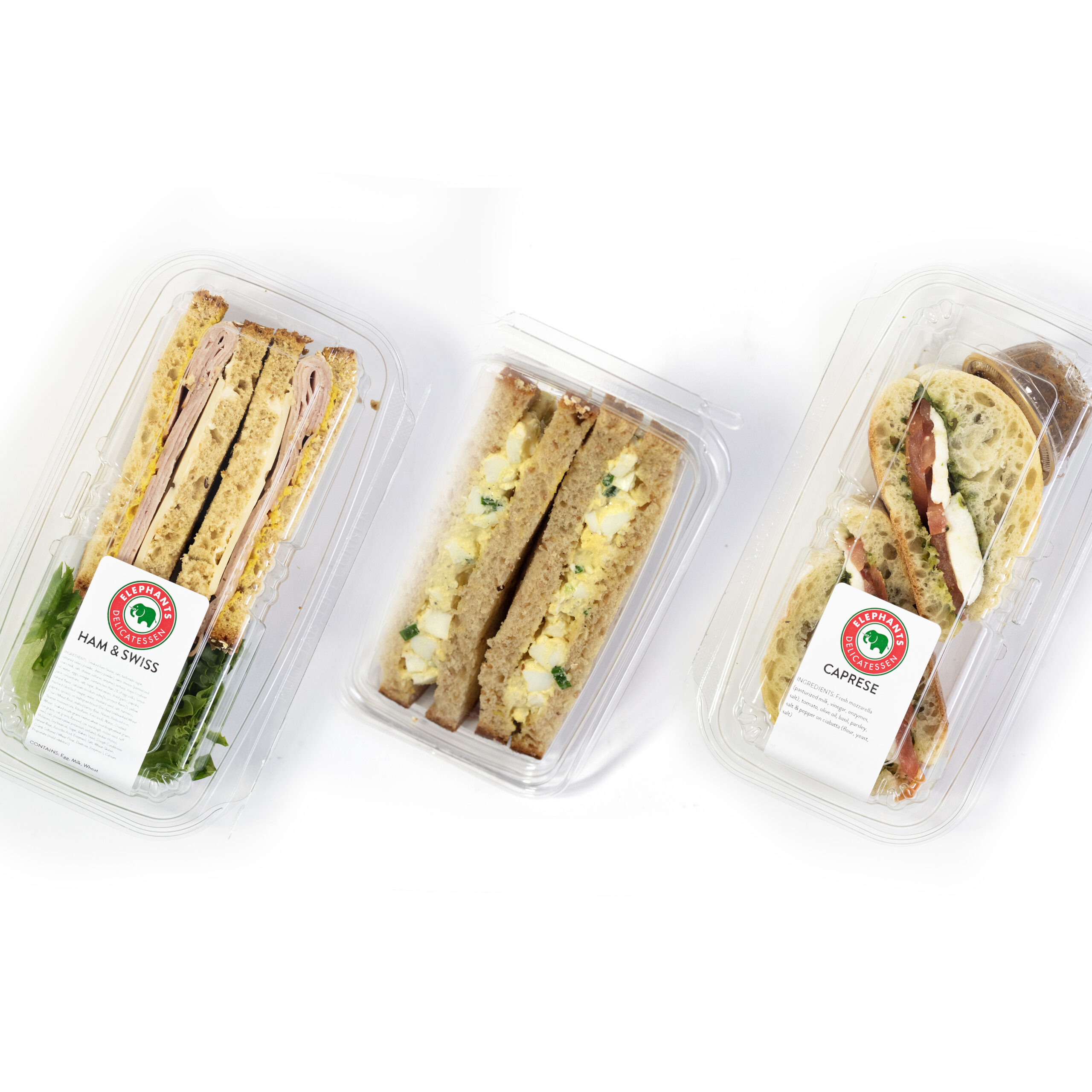 Elephants new sandwich packaging - Elephants Delicatessen